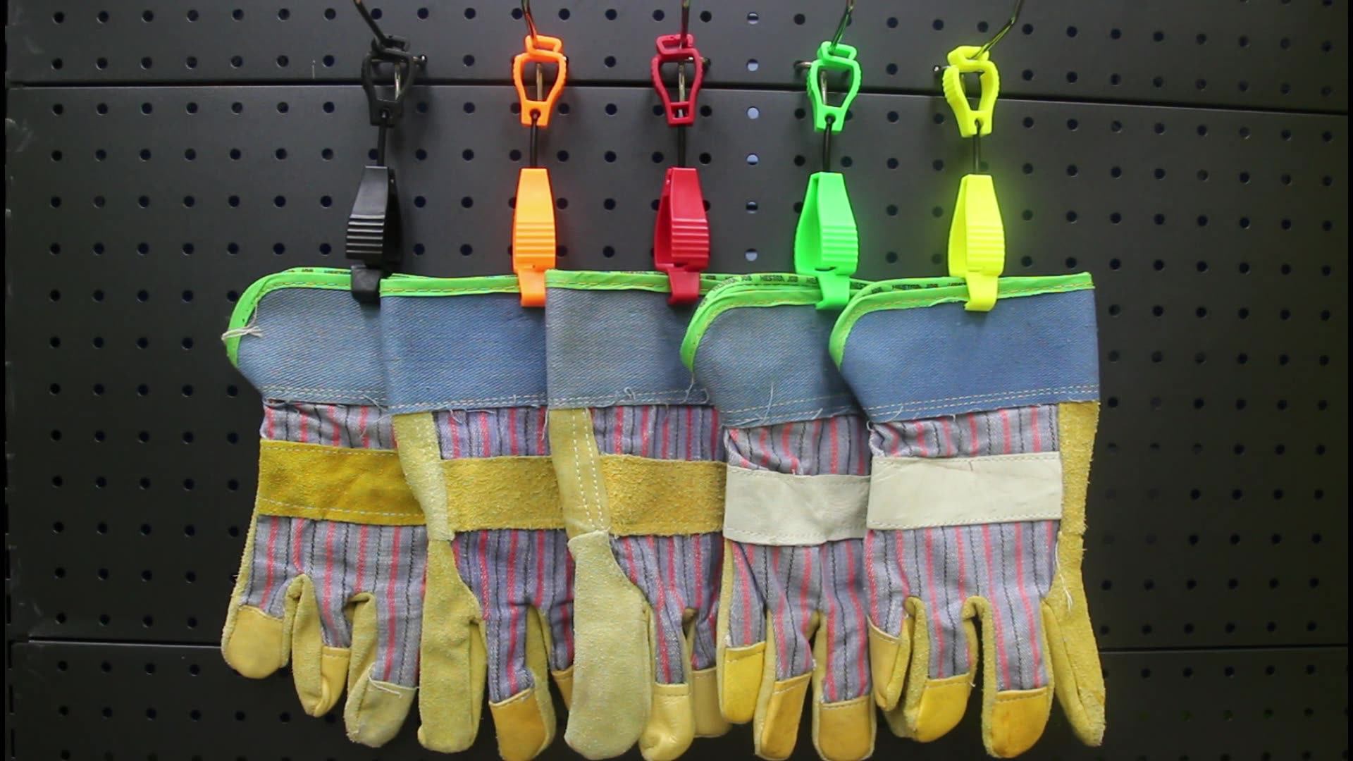 Wholesale China Factory At-1 Holder Work Gloves Plastic Safety Glove ...