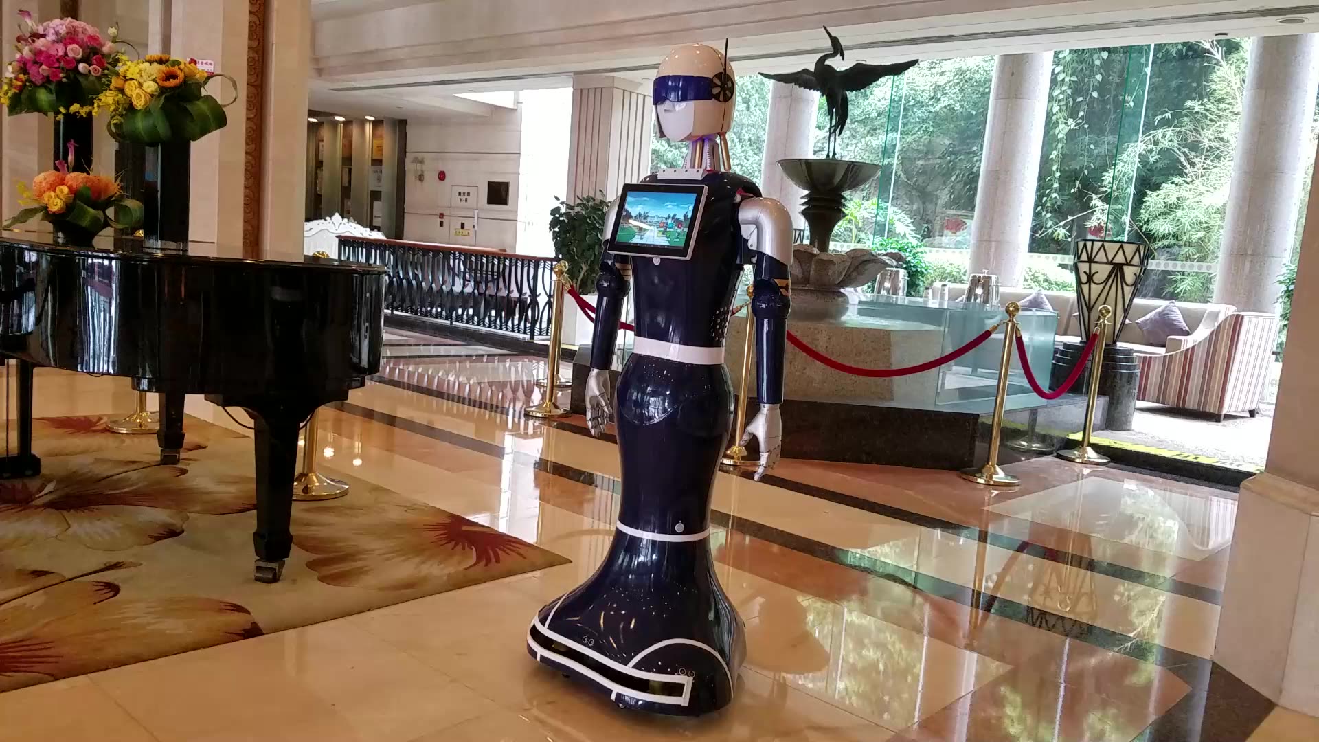 Intelligent Human Interactive Advertising Reception Guide Service Robot ...