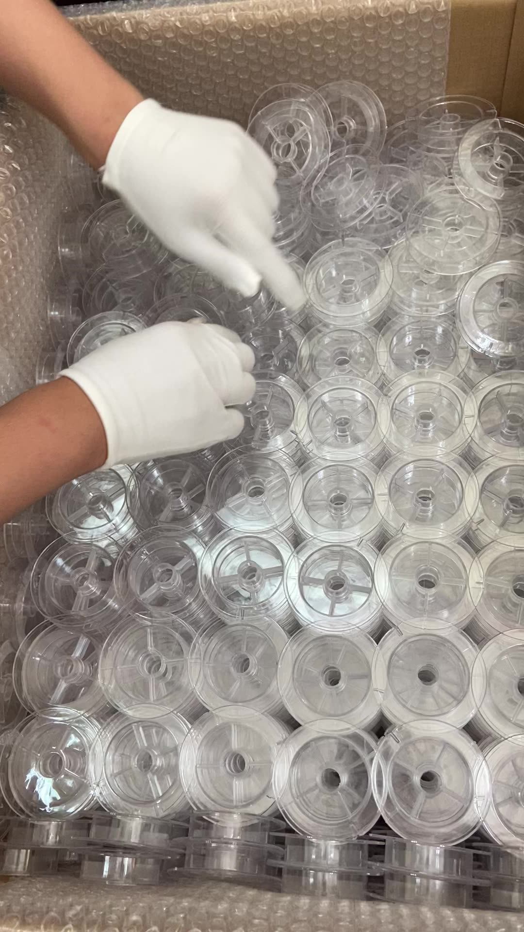 Empty Clear Plastic Cord Spool,Reel For Thread,Bobbin - Buy Empty ...