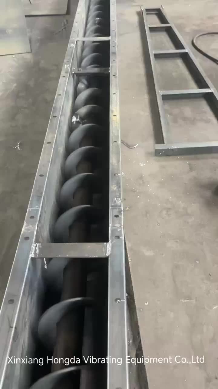 U Type Shaft Shaftless Screw Conveyor With 1250mm Diameter - Buy Shaft ...