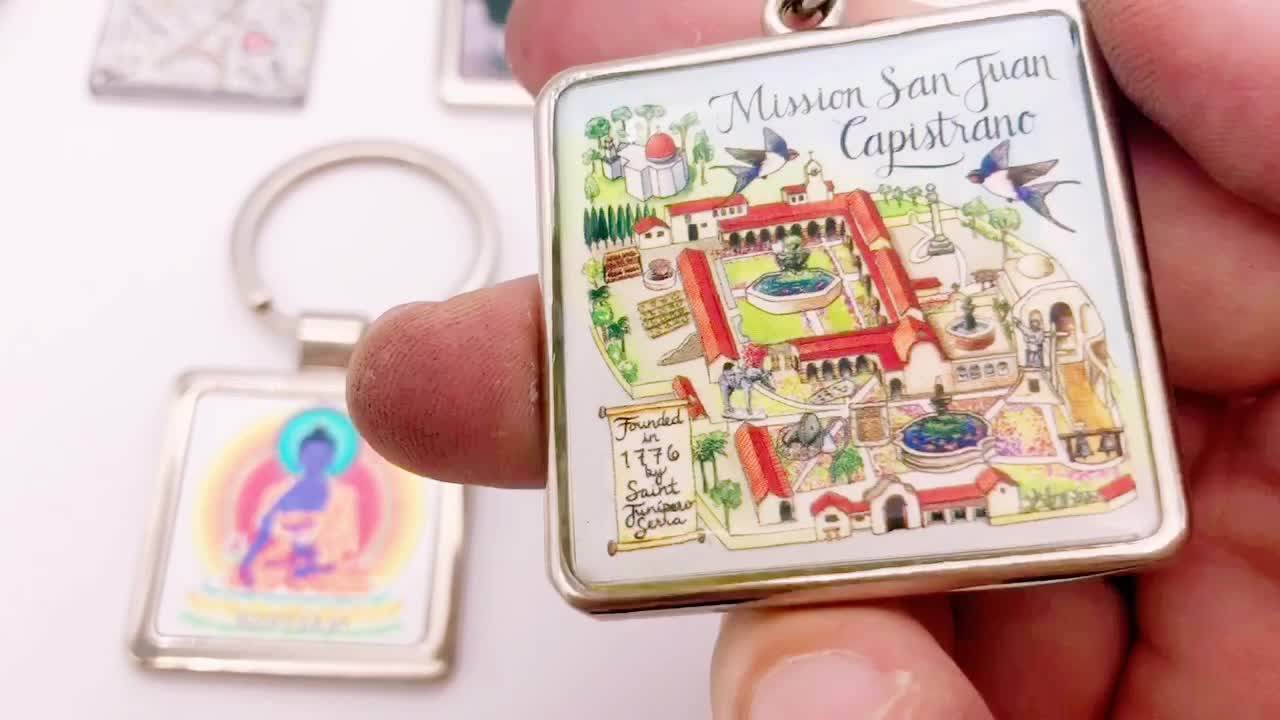 Eiffel Tower,Paris,France Metal Key Ring 3d Eiffel Tower Paris Souvenir ...