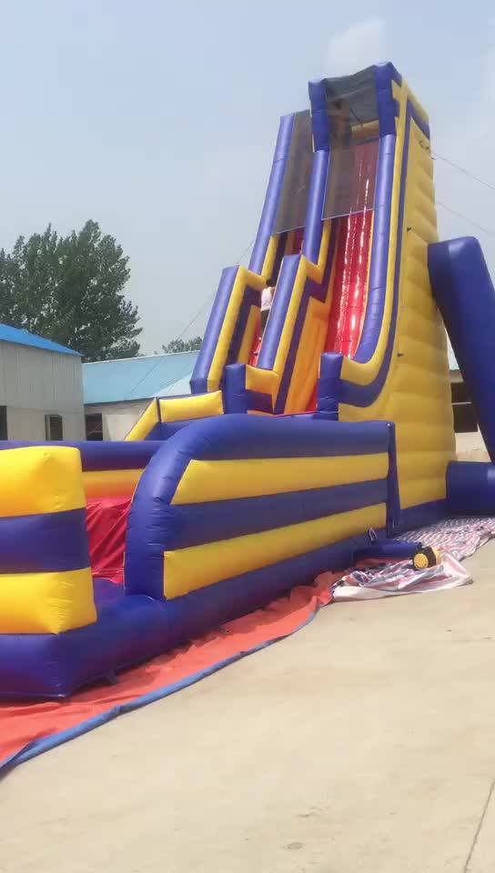 40ft Giant Inflatable Sky Scrape Water Slide/inflatable Escape Slide ...
