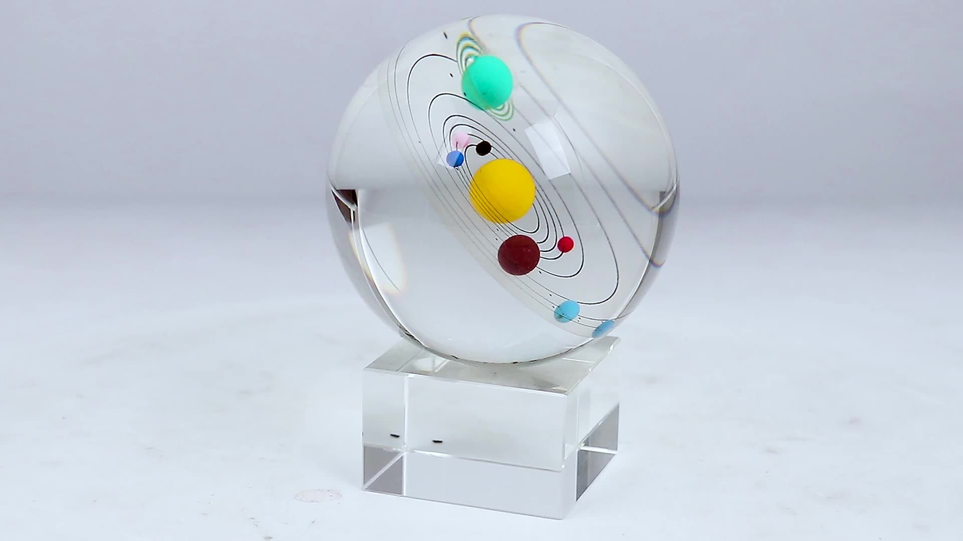 Solar System Crystal Ball Glass Ball For Home Decoration - Buy Glass ...