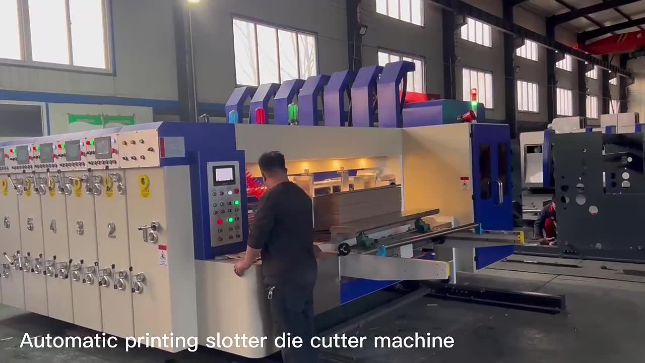 Automatic Printing Press Flexo Printer Slotter Rotary Die Cutter ...
