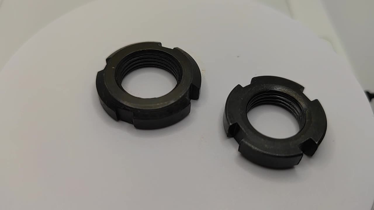 现货供应 中碳45钢热处理8.8级 圆螺母 GB812 量大从优 M10-M200-阿里巴巴