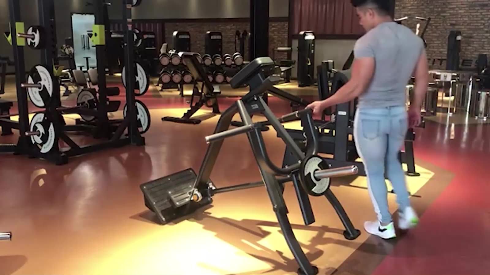 Dhz Fitness Gym Equipment Strength Plate Loaded Hip Belt Squat Machines ...