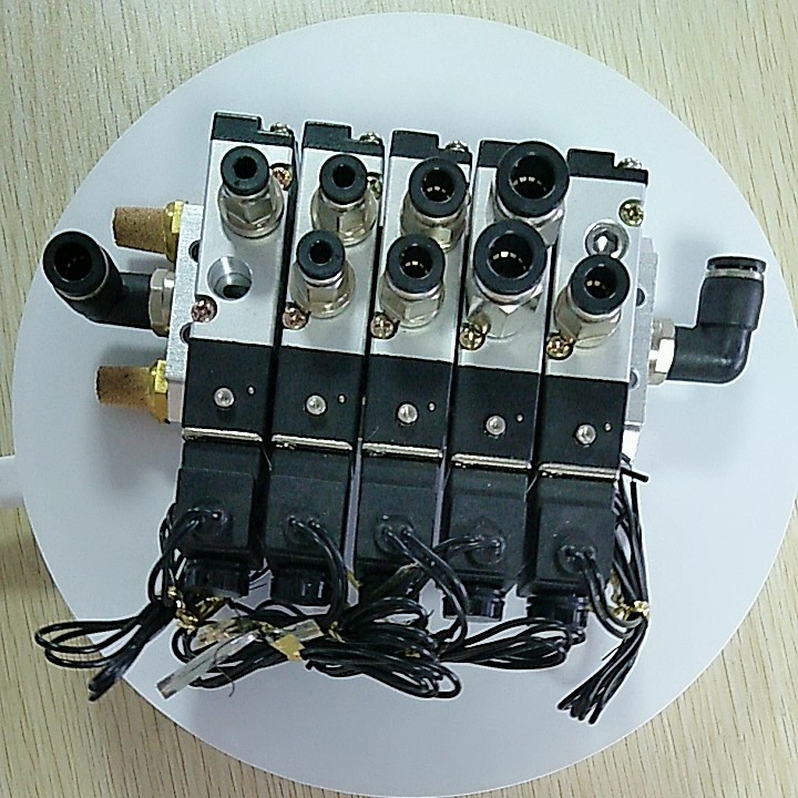 4v110 Series 5/2 Way 12v 110v 220v Dc24v Normally Closed Directional ...