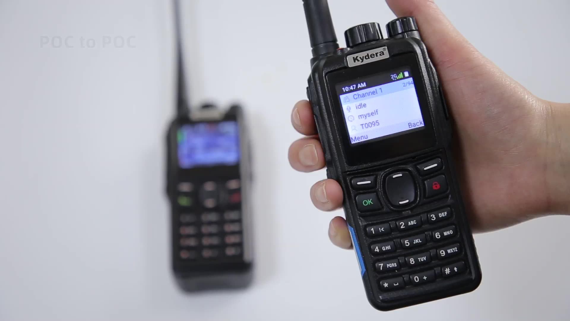 Kydera 4g Lte Dmr Two Way Radio +analog Android Uhf Vhf Handy Talkie ...