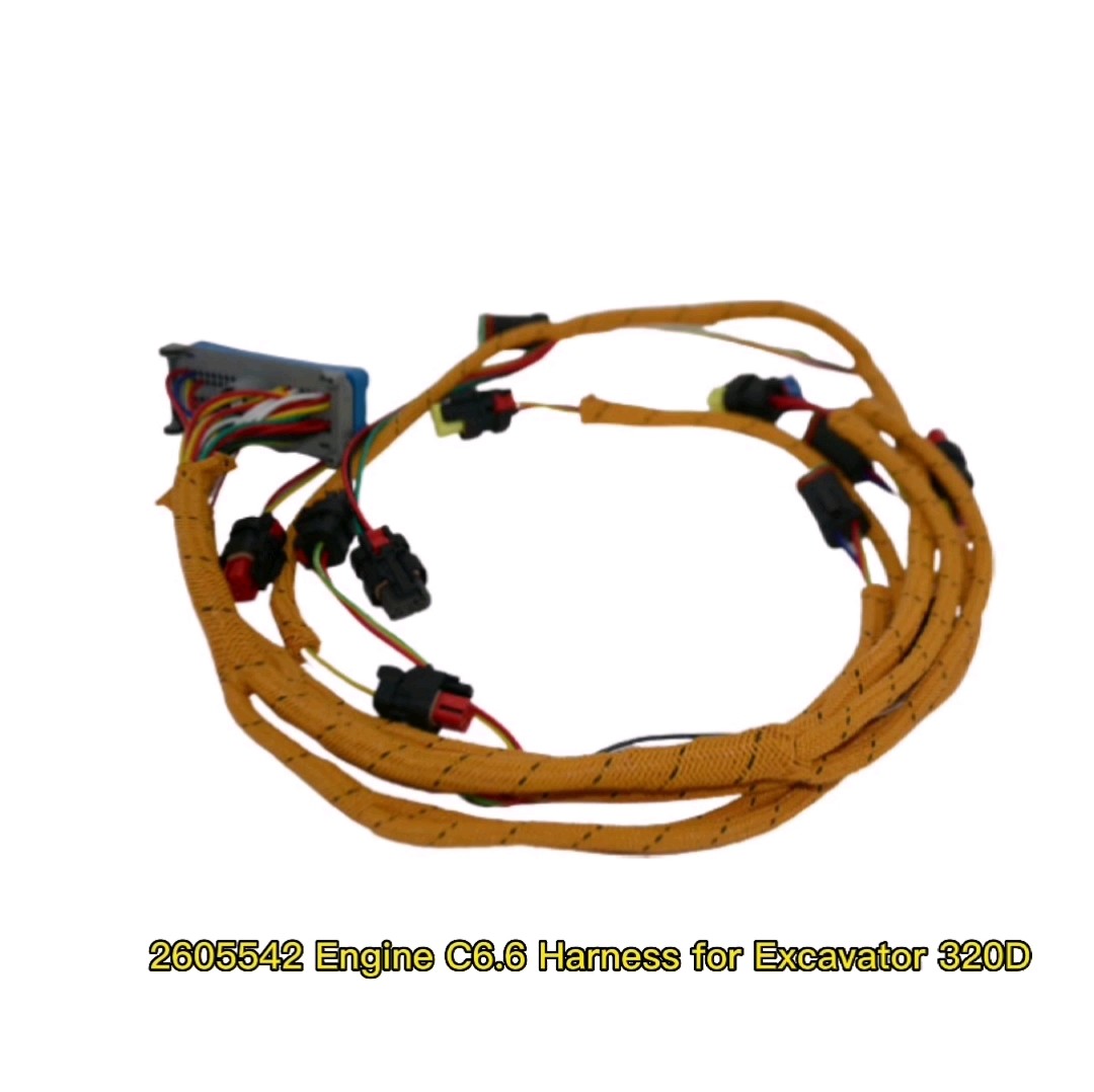 3054893 Diesel Engine Spare Parts Wiring Harness For Excavator 320d ...
