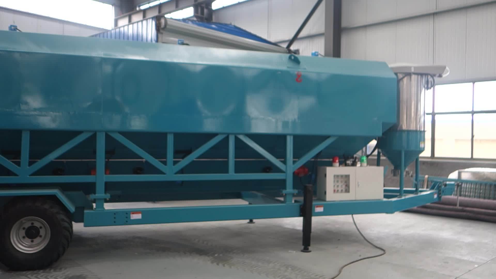 Cement Storage Silo Powder Filling Tank With Cement Dust Filter Silo ...