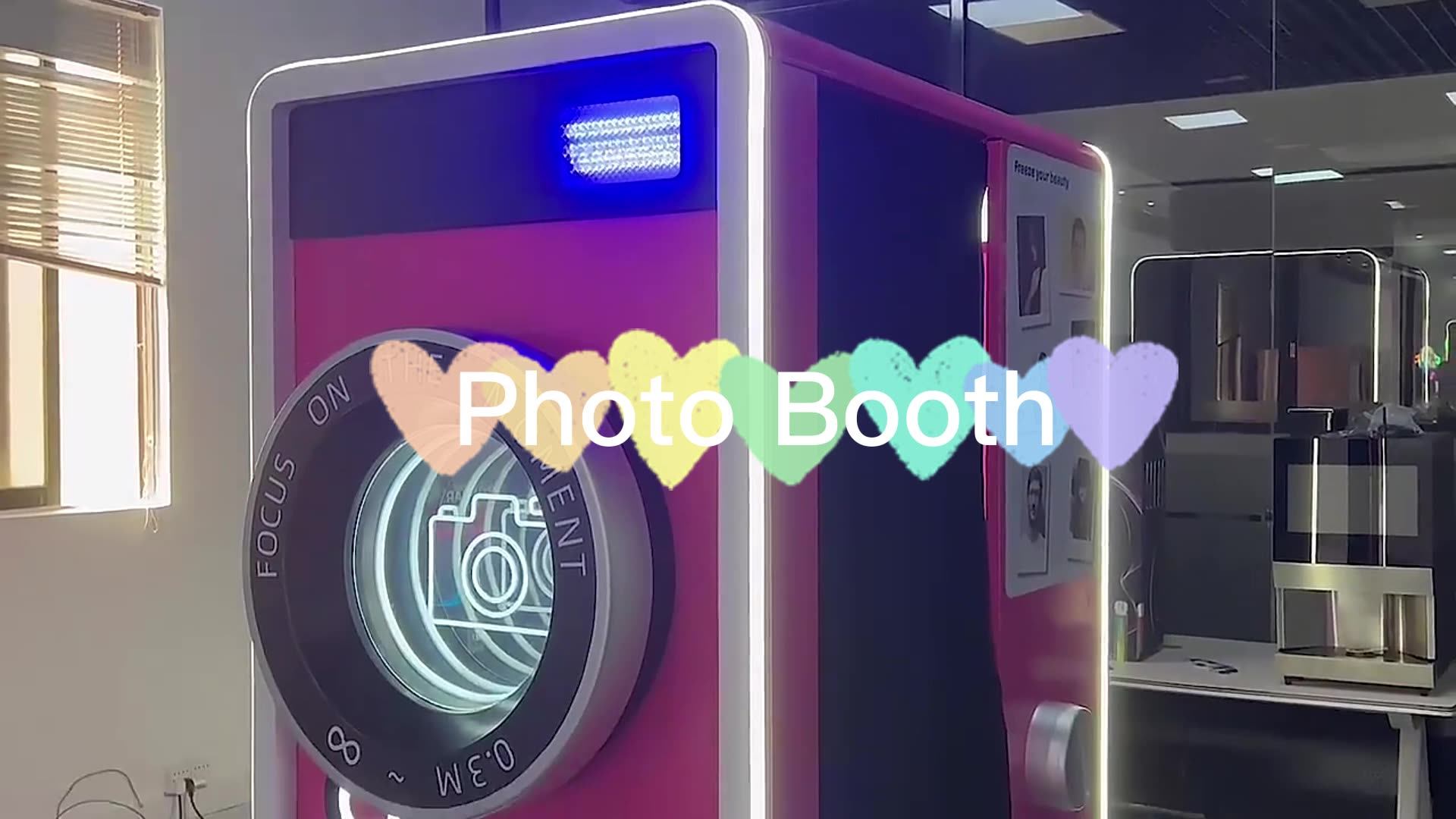 Funspace Coin Operated Mirror Photo Booth Machine Instant Print Photo ...