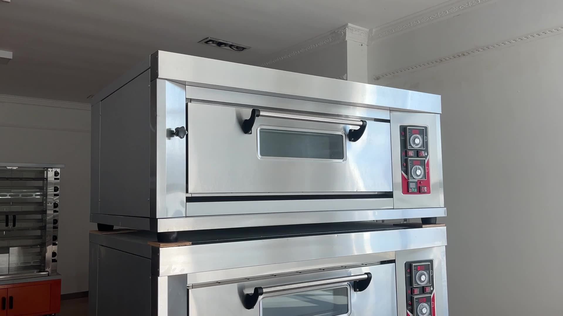 Baking Bakery Equipment 1 2 3 Deck Cake Bread Baking Ovens Commercial ...