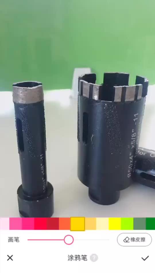 Drilling Holes In Stone Marble Core Drill Bit For Pipe Installation ...