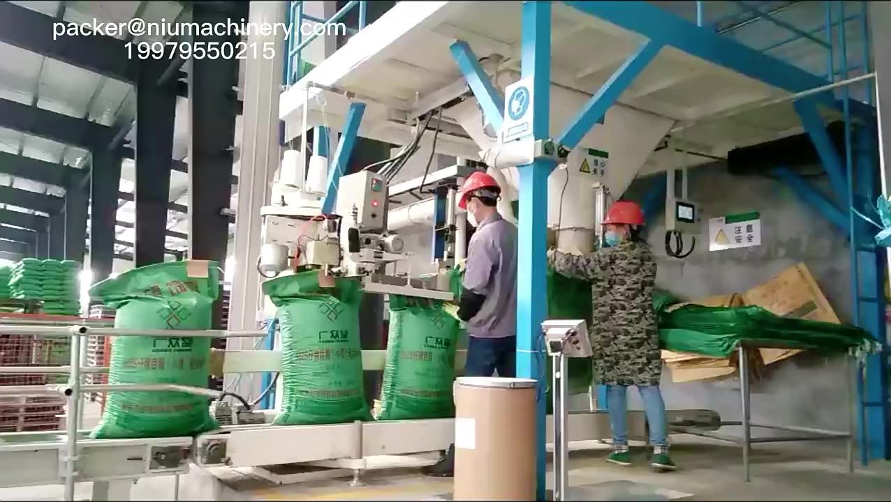 Dcs-50 Semi Automatic Vertical 25kg 50kg Bagging Machine Fertilizer ...