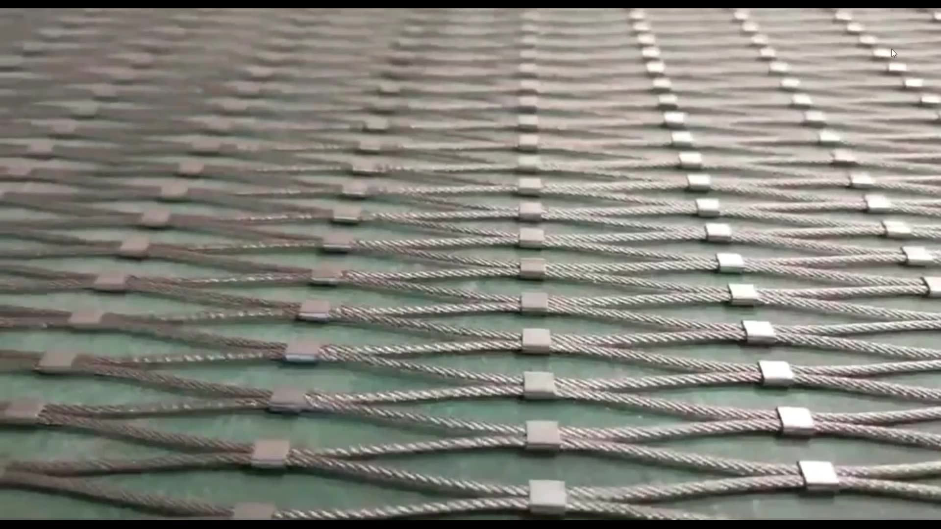 Factory Customized Bird Aviary Mesh Cage Stainless Steel Wire Rope Mesh ...