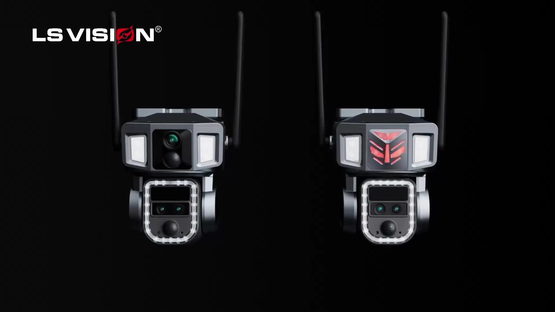 Ls Vision 2023 Hot Sales 4g Solar Dual Security Camera 10x Zoom Ultra ...