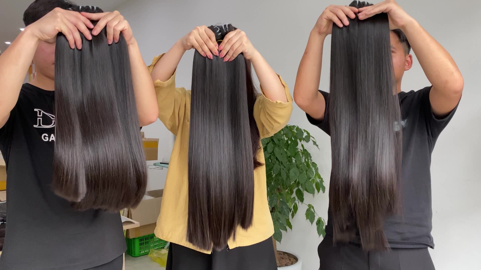 Hot Sell Wholesale Price Bone Straight Hair Bundles Raw Virgin ...