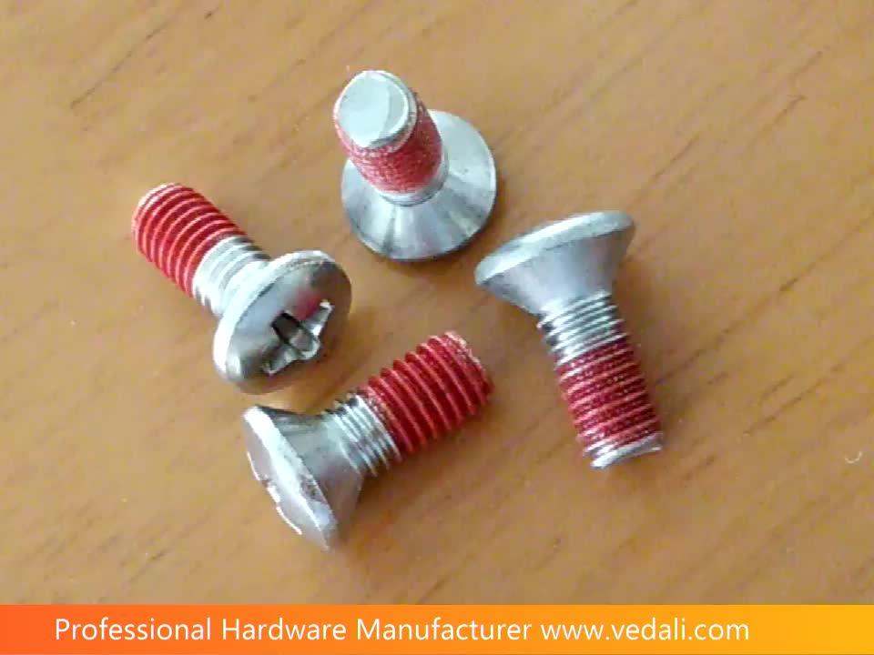 Stainless Steel Nylock Screws Self Locking Threads Oval Head Phillips ...