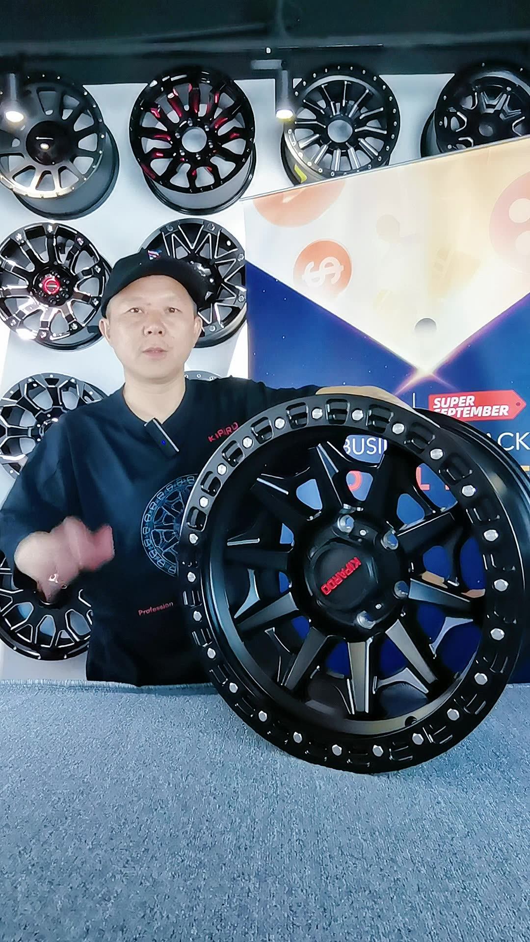 Kipardo Alloy Wheels 17inch Real Beadlock Wheels Forged Ring Fast ...