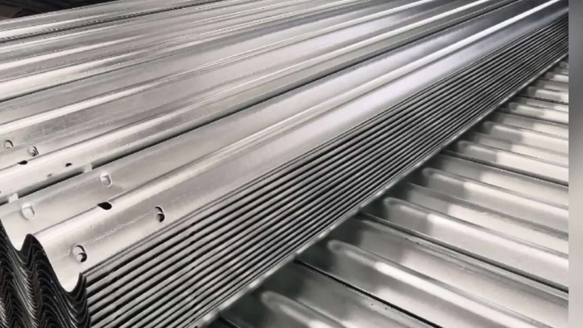 Hot Dipped Galvanized Steel W Beam Guardrail - Buy W Beam Guardrail ...