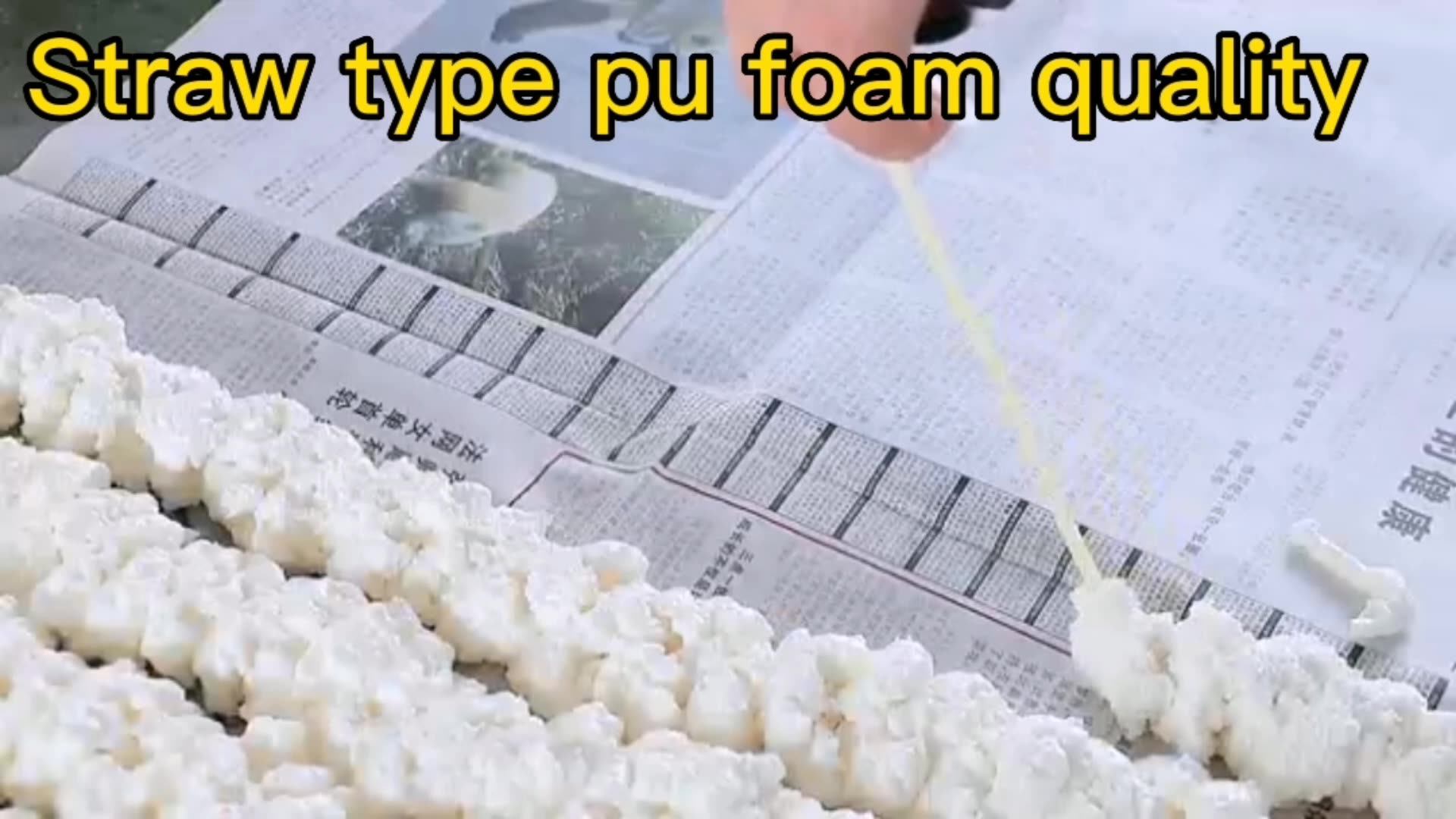 Fast Drying Pu Foam Polyurethane Gun Type Insulation Pu Foam Sealant ...