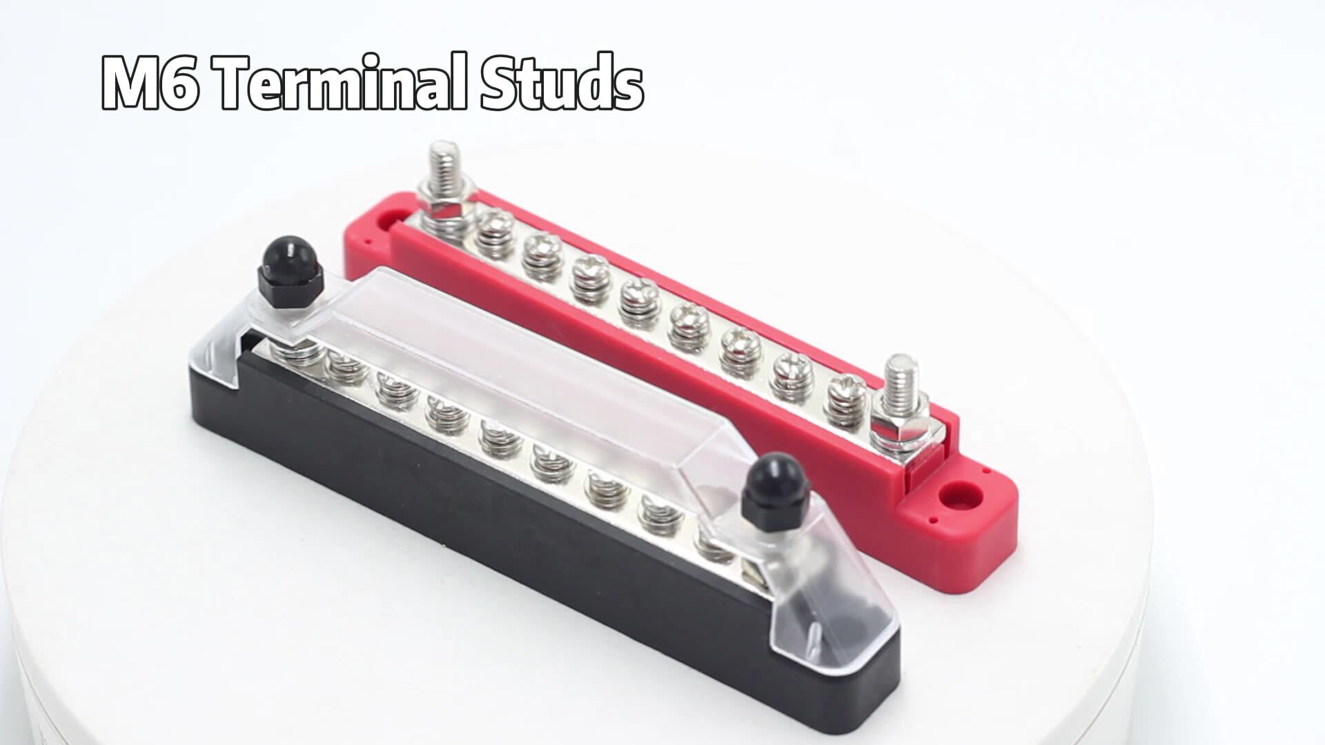 Power Distribution Block 2 X M6 Terminal Studs 8 X M4 Terminal Screws ...