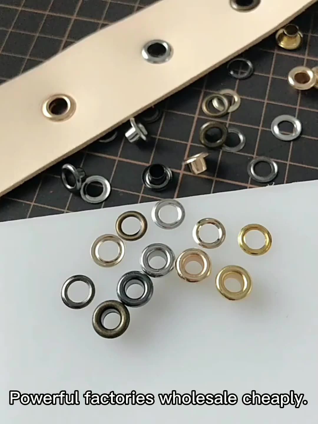 Wyse Factory Custom Garment Eyelet Metal Brass Eyelets Grommets With ...