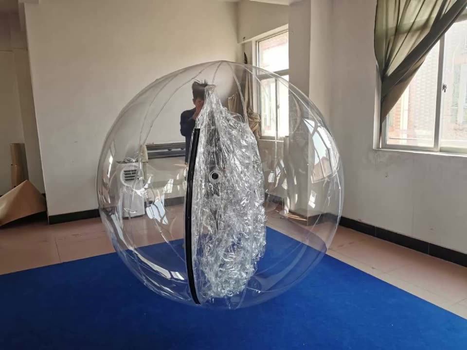 Factory Customized Clear Pvc D1.8m Inflatable Ball Suit With Water Bag ...