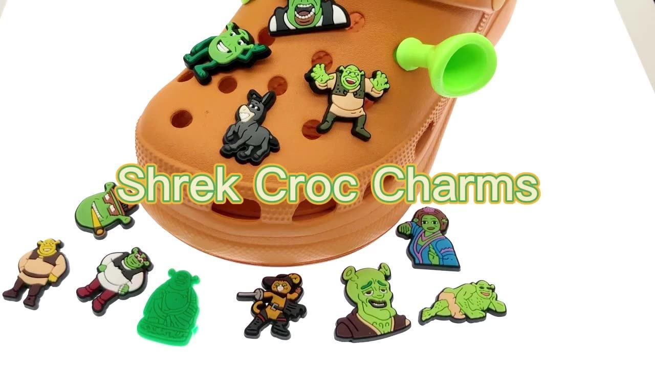 Shrek Ears Croc Charms Ready To Ship In Tock Shrek Ears Croc Shoe ...