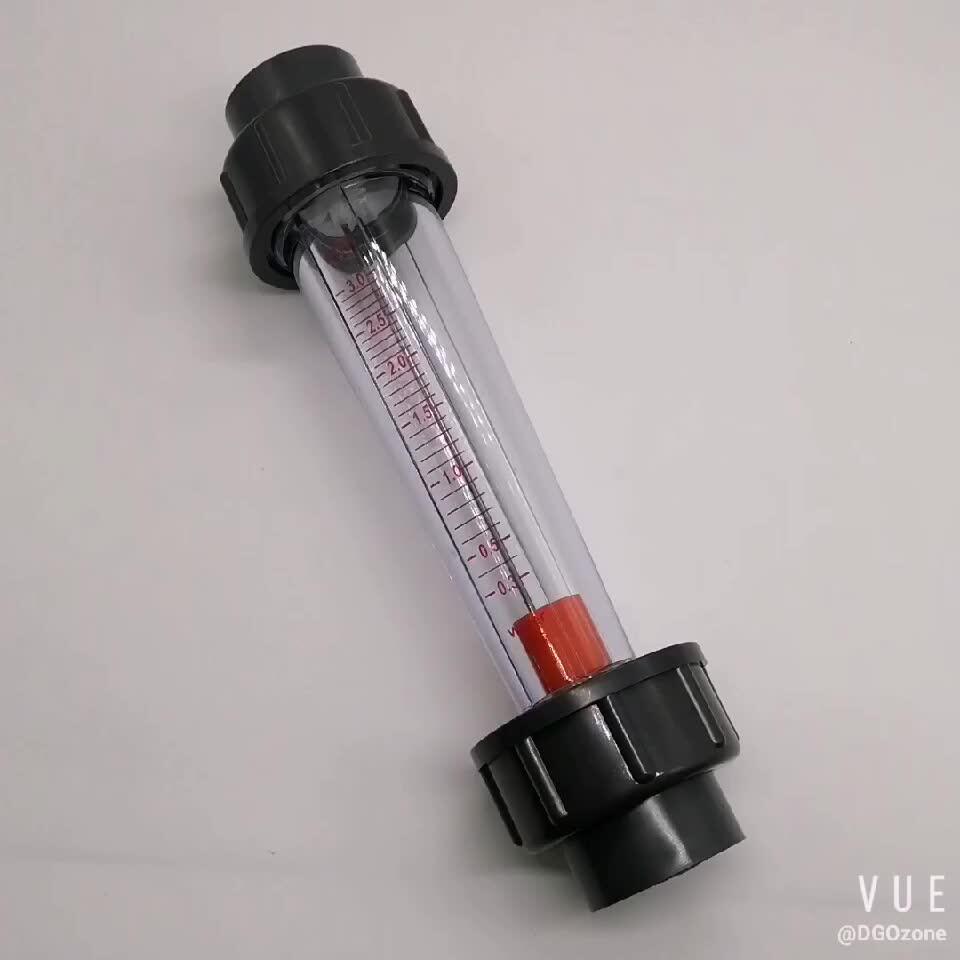 3000l/h Water Flowmeter Big Measuring Range Plastic Rotameter Water ...