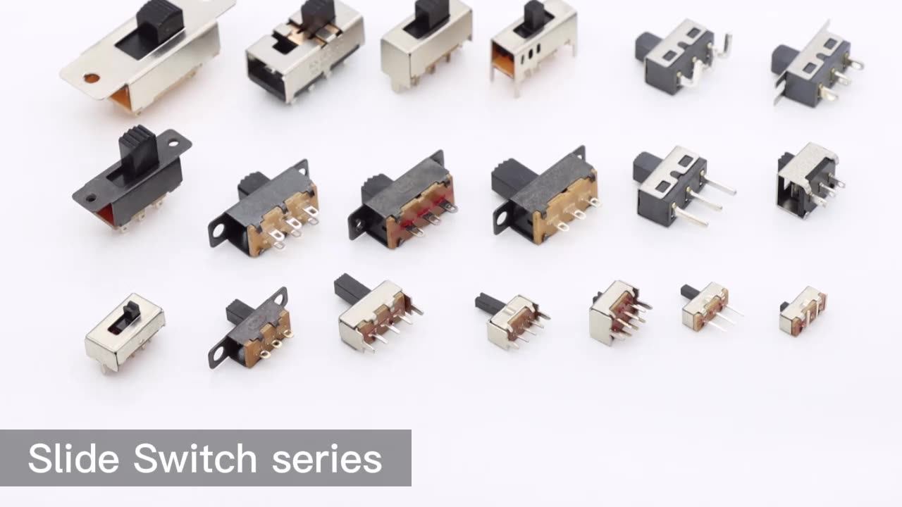 3a 250v 6a 125v Slide Switch 2p2t 6pins Ss-22k28675 Vertical 2 Rows 2 ...
