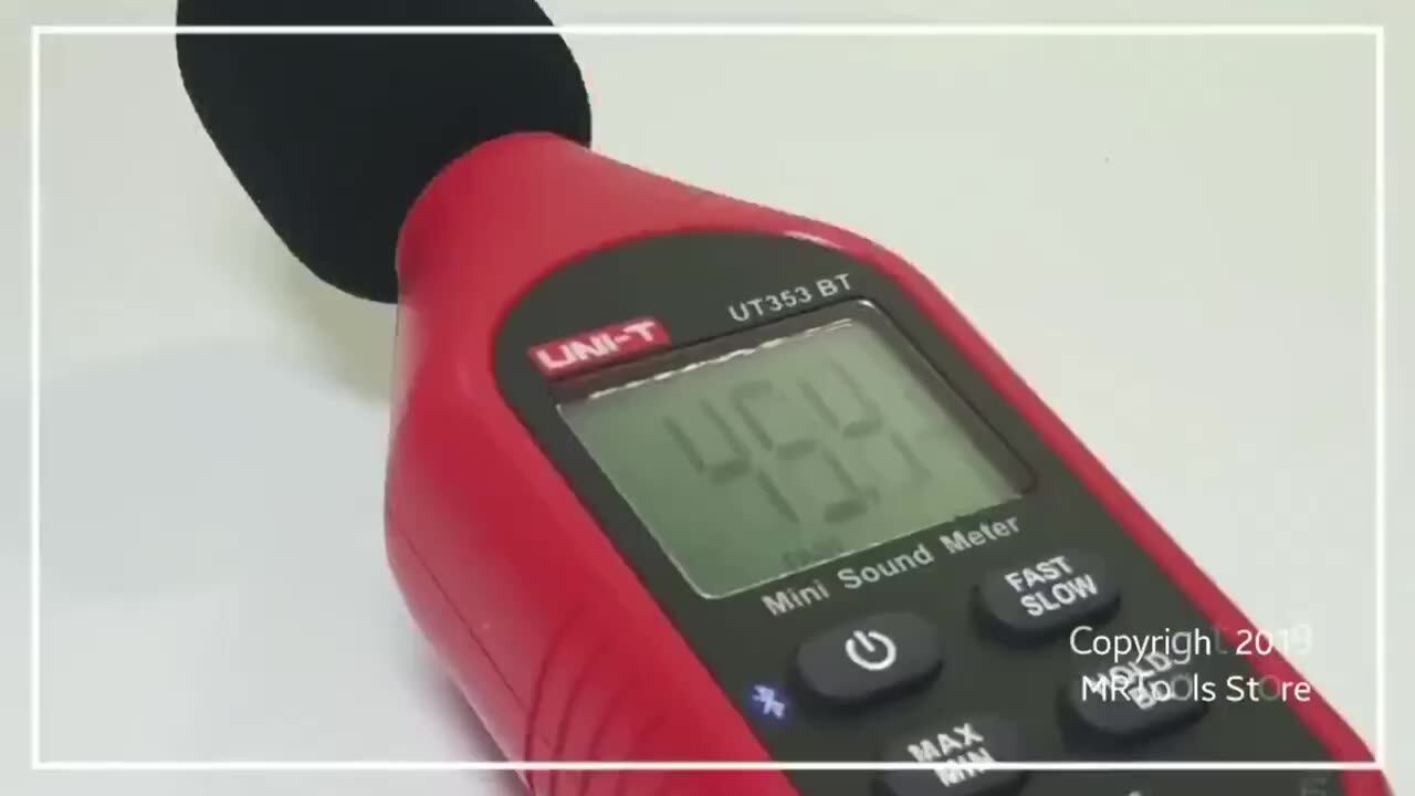 Ut353 사운드 레벨 미터 디지털 테스터 데시벨 메트로 Db 도구 소음 오디오 감지기 표시기 - Buy Uni-t ...