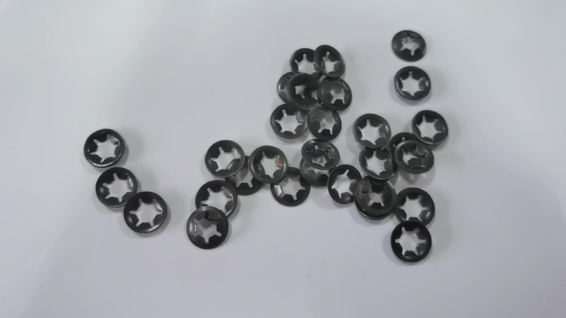 Carbon Steel Black Oxide Club Bearing Clip Ring Washer Star Toothed ...