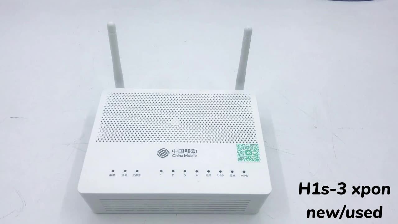 Used H1s-3 Ont Onu Xpon Gpon Ftth Wifi Router 1ge+3fe - Buy H1s-3 used ...
