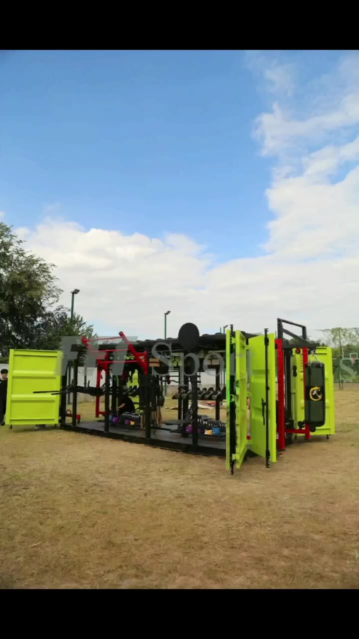 Multifunctional Modular Container Fitness Outdoor Fitness Club Outdoor ...
