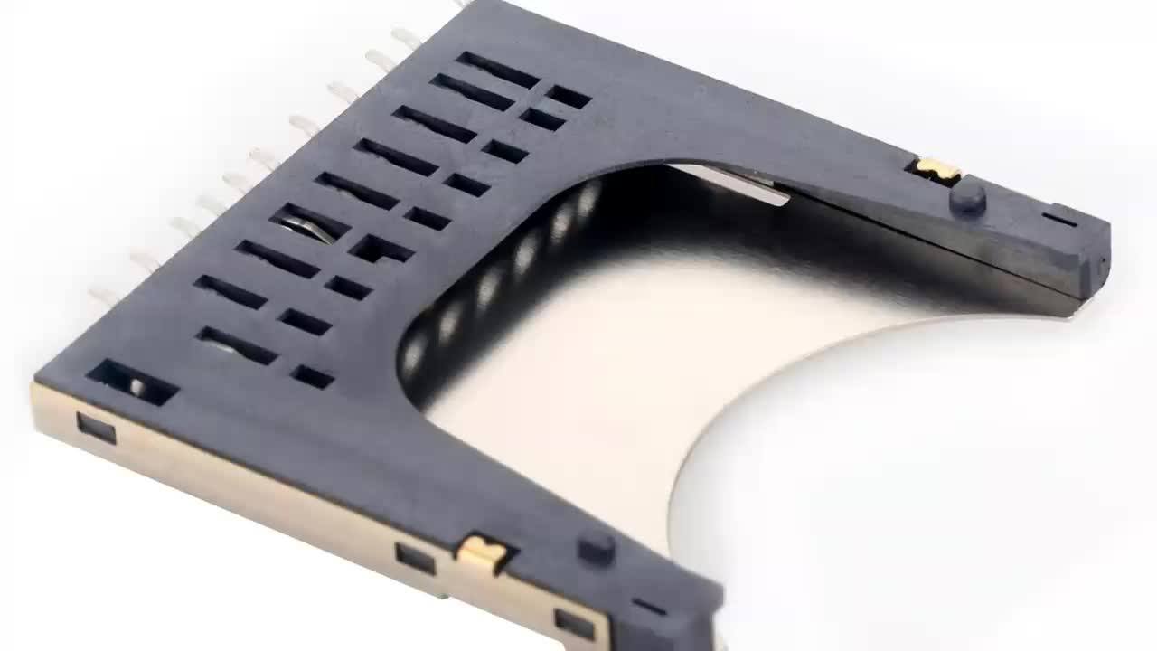 Mup-m015 11pin Push Push Type Memory Sd Card Sockets Connector - Buy ...