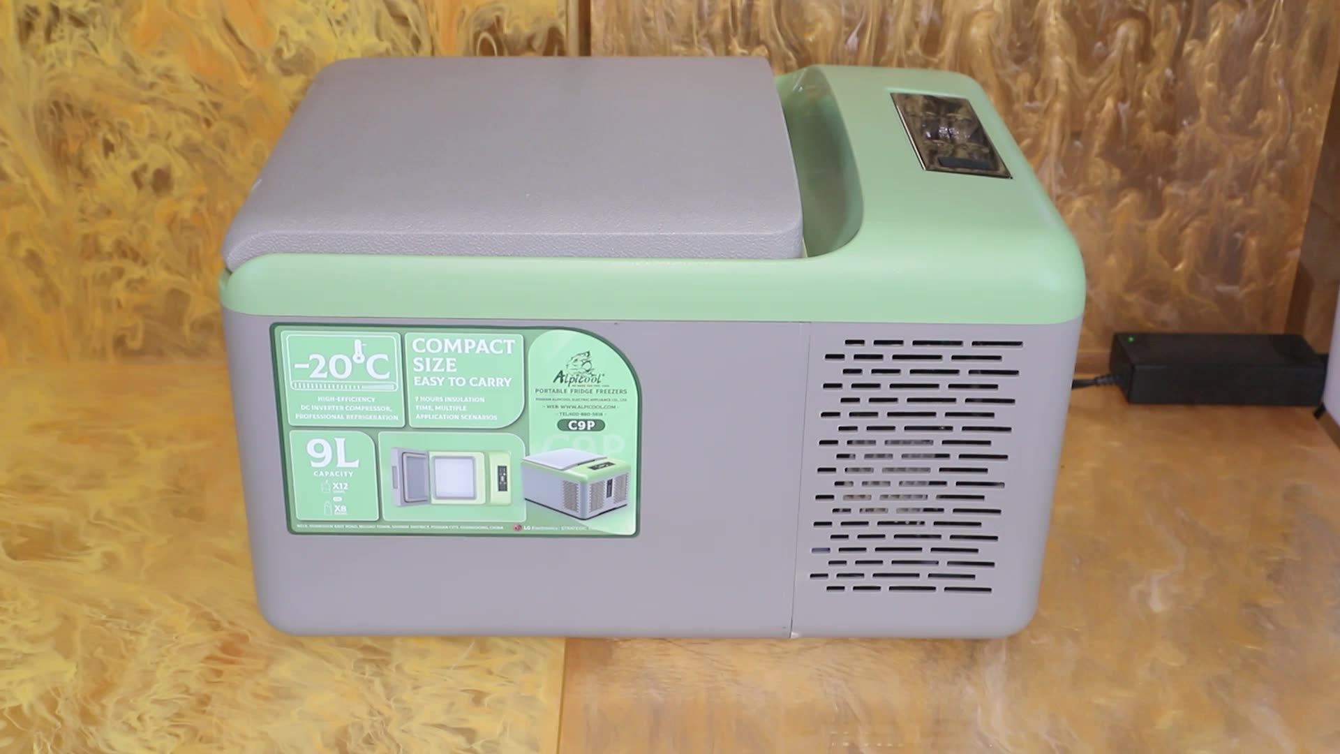 C12p Alpicool Camping Fridge Lcd Display Dc 12v/24v Ac 100-240v ...