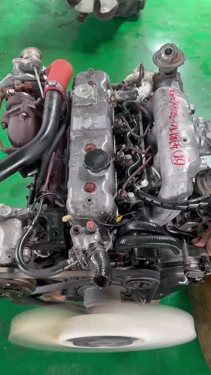 Used Diesel Engine For Isuzu 4hg1 4hj1 4hk1 Genuine Complete Engine Nkr ...