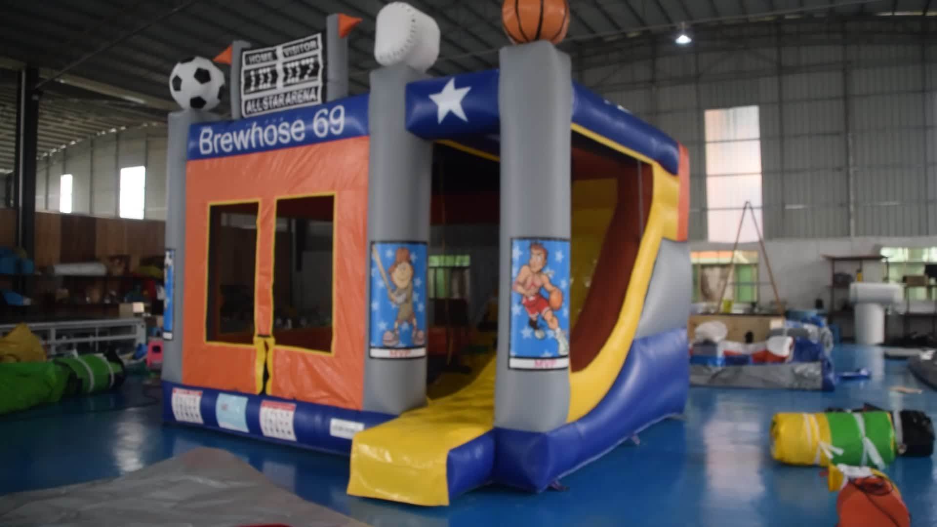 Inflatable White Moon Bridal Bouncy Castle Bounce House Bounce For ...