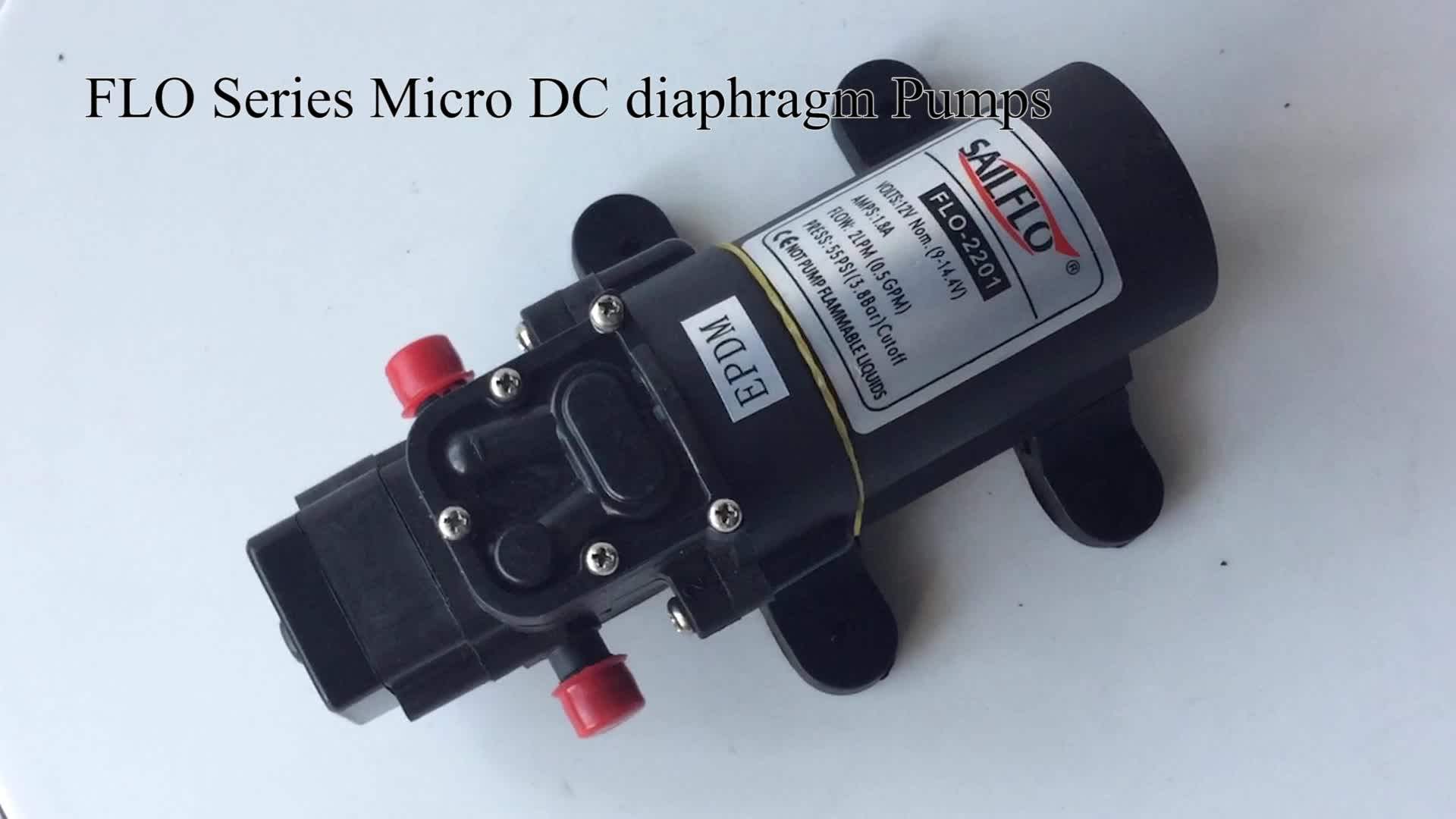 Sailflo 12v Flo-2202a 80psi 4lpm Mini Electric High Flow Water Pump ...