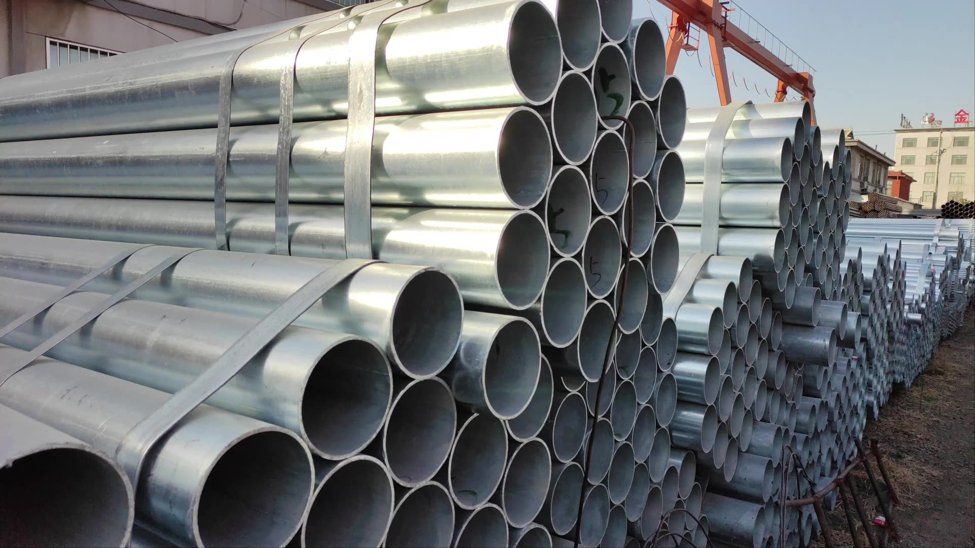 Welded Round Pipe Carbon Galvanized Steel Astm A53 Seamless Factory ...