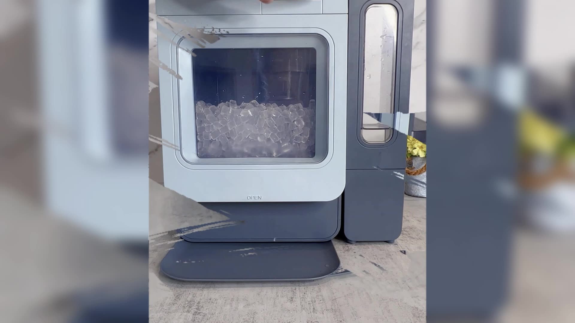 Self Dispensing Countertop Nugget Ice Maker Sonic Ice Maker Produces ... Self Dispensing Countertop Nugget Ice Maker Sonic Ice Maker Produces ...