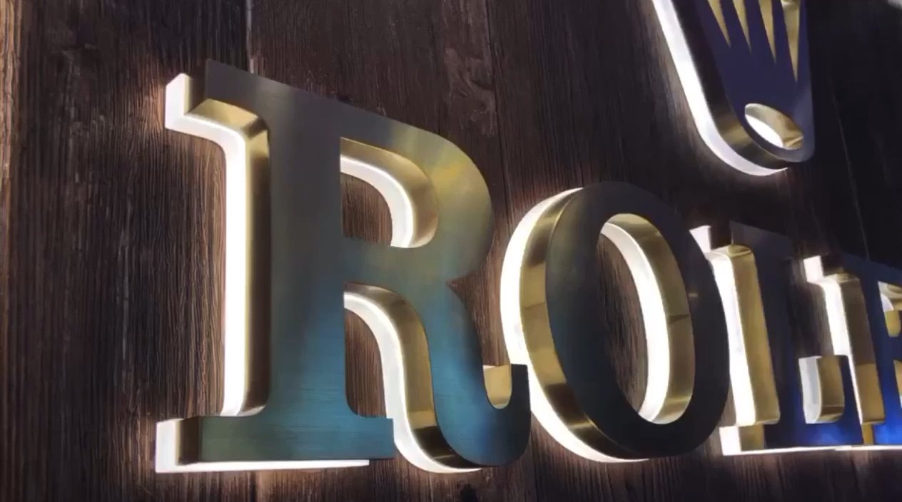 Name Board Designs Fancy Shop Store 3d Led Letter Sign With Led Backlit ...