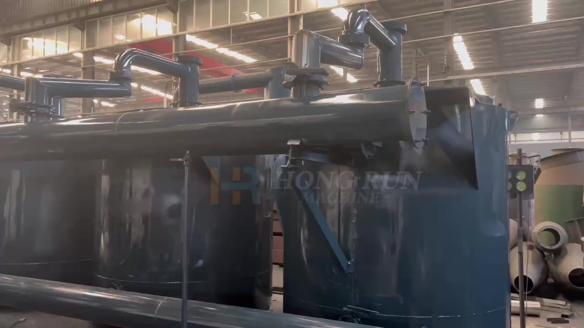 Continuous Smokeless Wood Straw Furnace Softwood Coconut Shell ...