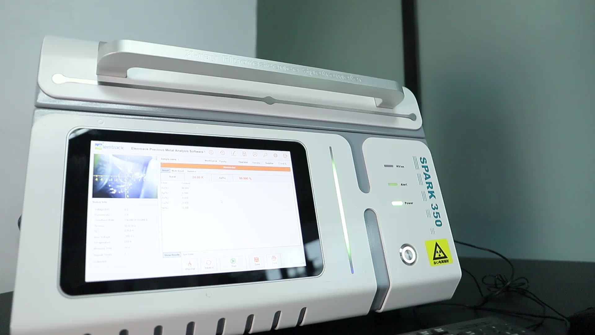 High Reliability Gold Analyzer Desktop Xrf Spark 350 Electronic Power ...