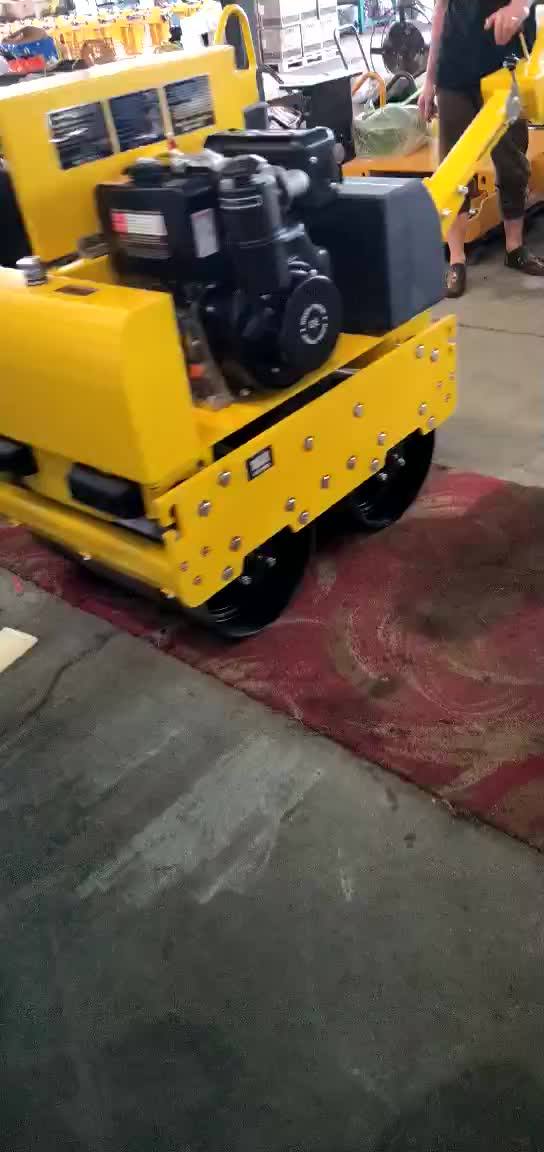 Mini Compactador De Doble Tambor,Rodillo Vibratorio De Carretera Con ...
