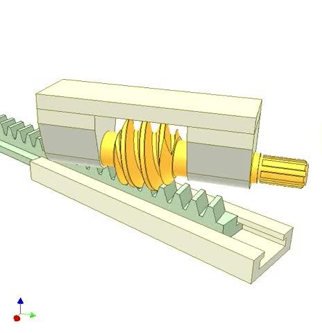 Custom Design Worm Gear Rack And Pinion Drive Mechanism For Conveyor Or ...