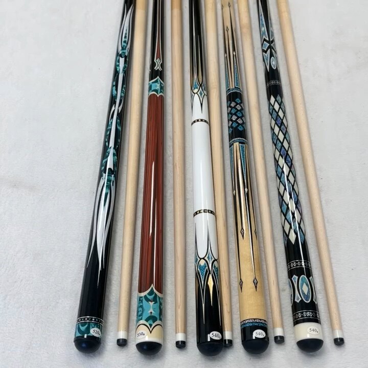 Xmlivet 142cm 12mm Carom Billiard Cues Sticker Decal Maple Wood Pool ...