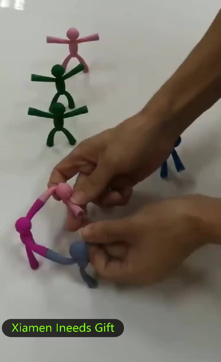 Rubber Magnet Men Refrigerator Magnets Magnetic Connect Toy Neodymium ...