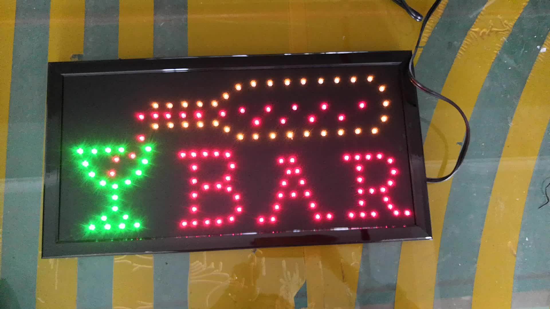 Led Bar Signs,Bar Open Sign Led Neon Light Sign Electric Display Sign ...